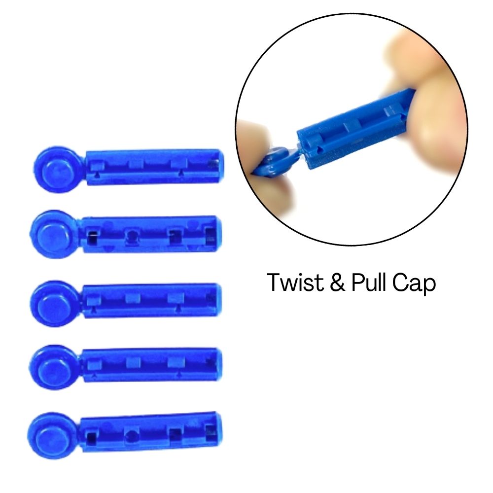 Arkray Trustlet disposable sterile 100 Lancets For Glucose Monitor
